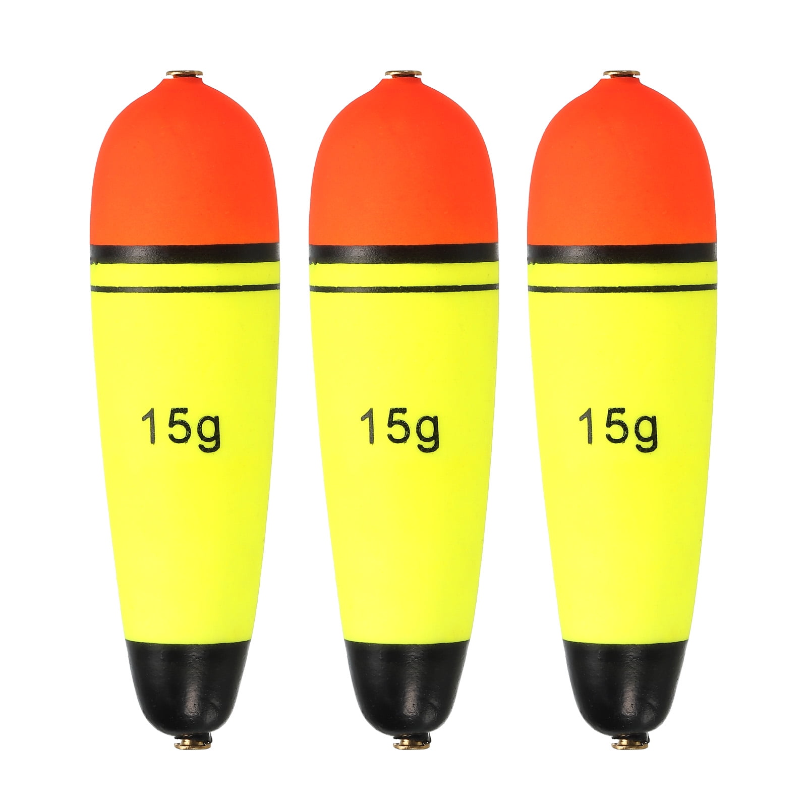 0.5oz Fishing Slip Bobbers EVA Fishing Float, Yellow, 3 Pack - Walmart.com