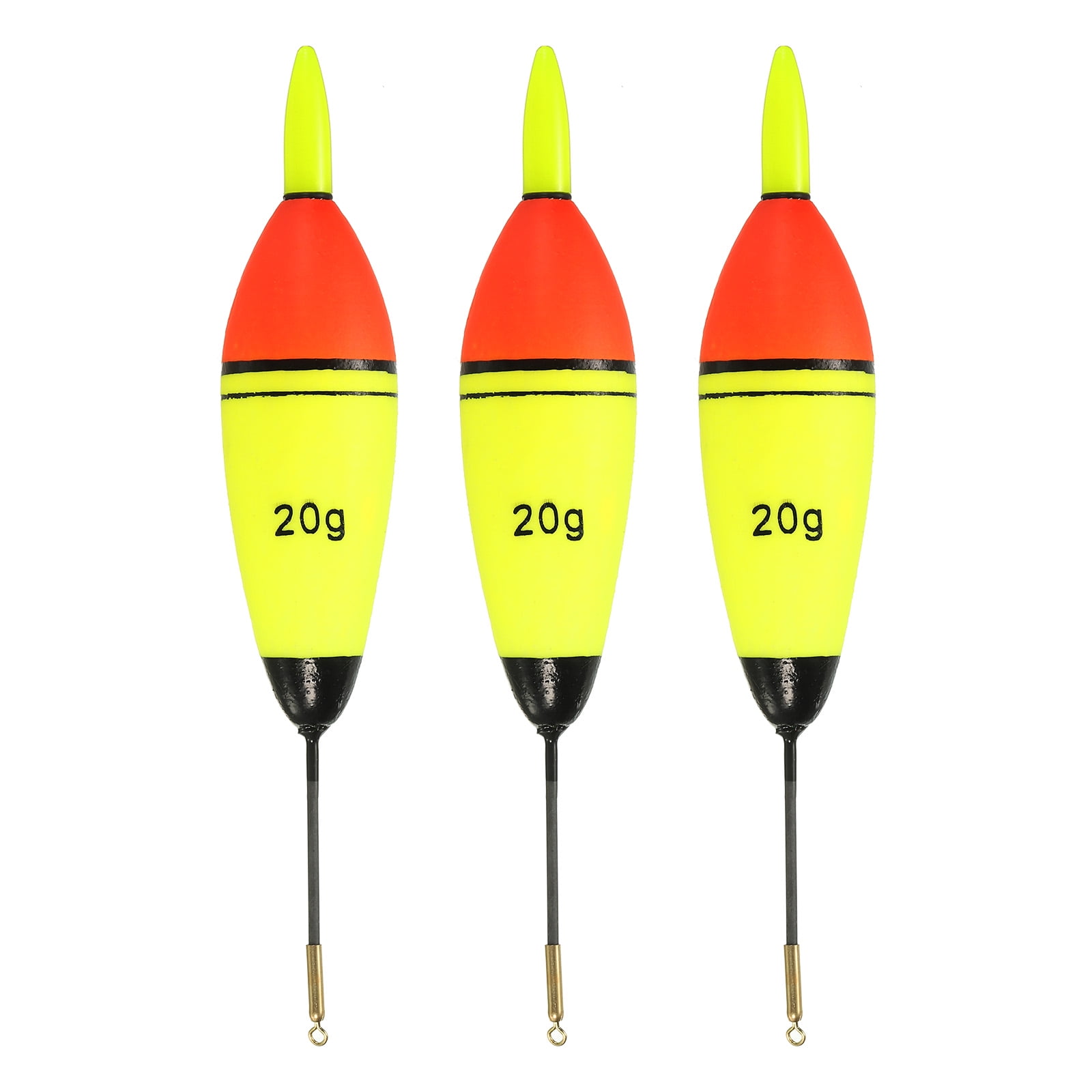 0.5oz Lighted Fishing Slip Bobbers EVA Light Up in Green Fishing Float ...