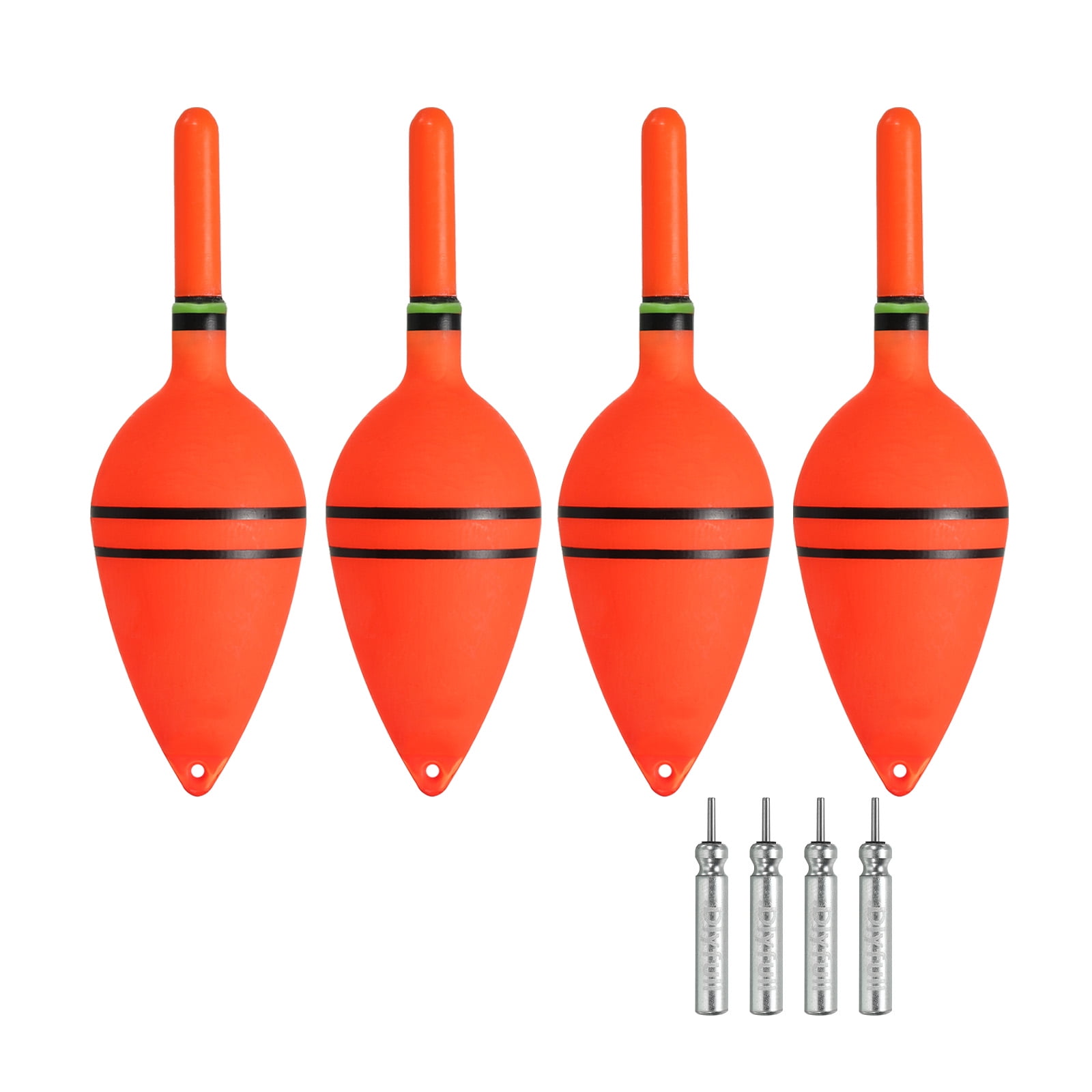 0.5oz Lighted Fishing Slip Bobbers EVA Light Up in Red Fishing Float ...