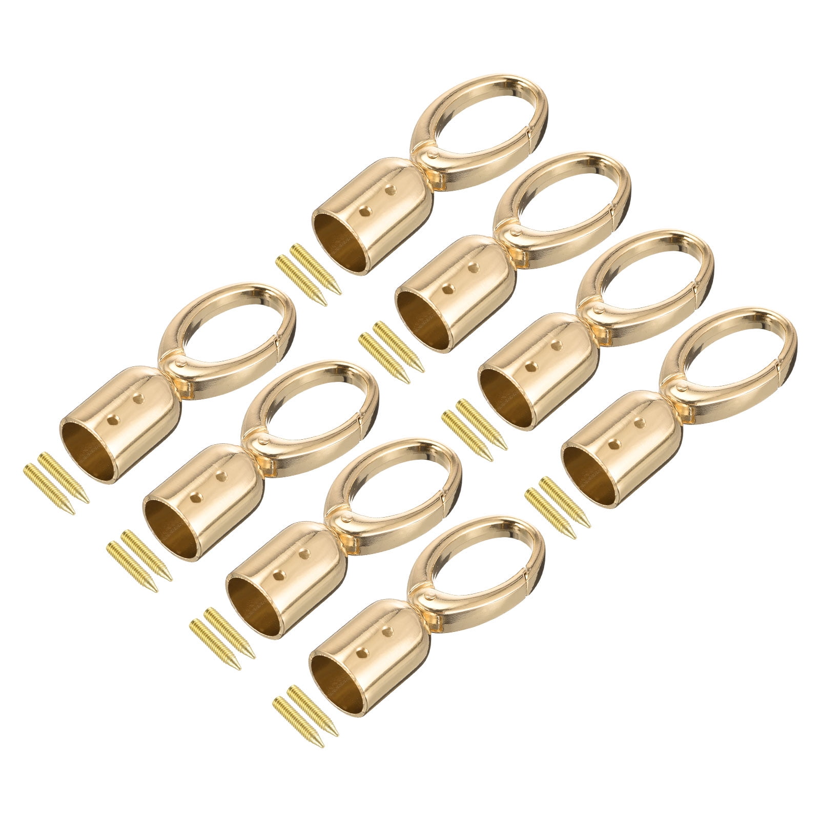 0.6" Cord End Cap Terminator Cord Finding for Tassel Jewelry Making ...