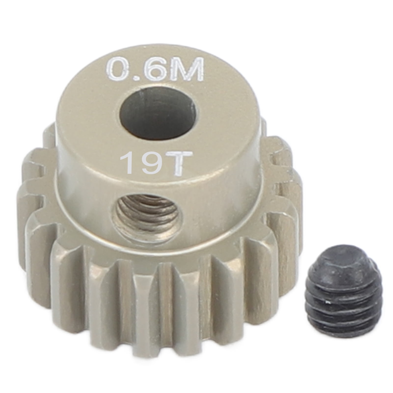 0.6 Module 19T Pinion Gear for 3.175mm Shaft Brushless Motor, Fits 1/8 ...