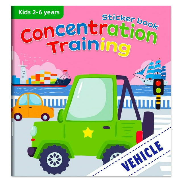 0-6 Year Old Sticker Book Baby Early Education Puzzle Cartoon DIY ...
