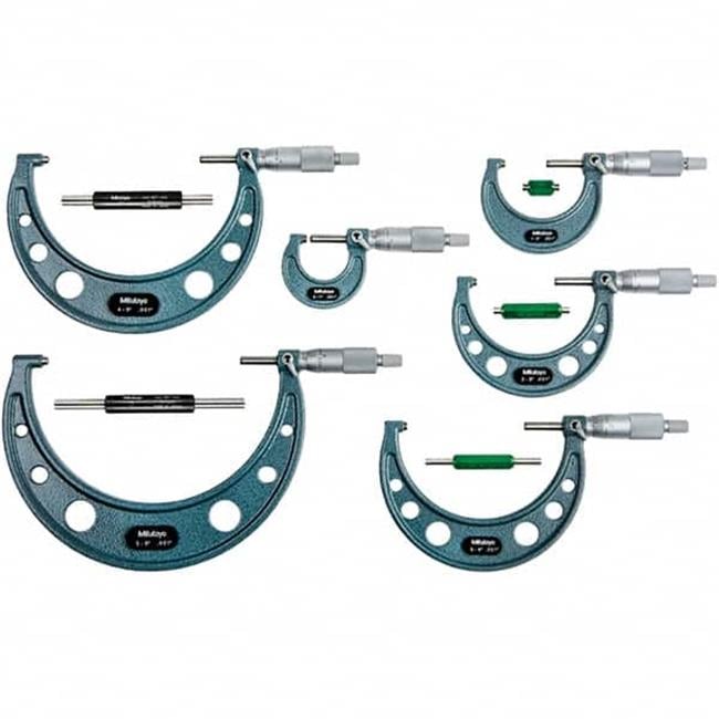 0-6 in. Standards Micrometer Set - 6 Units - Walmart.com