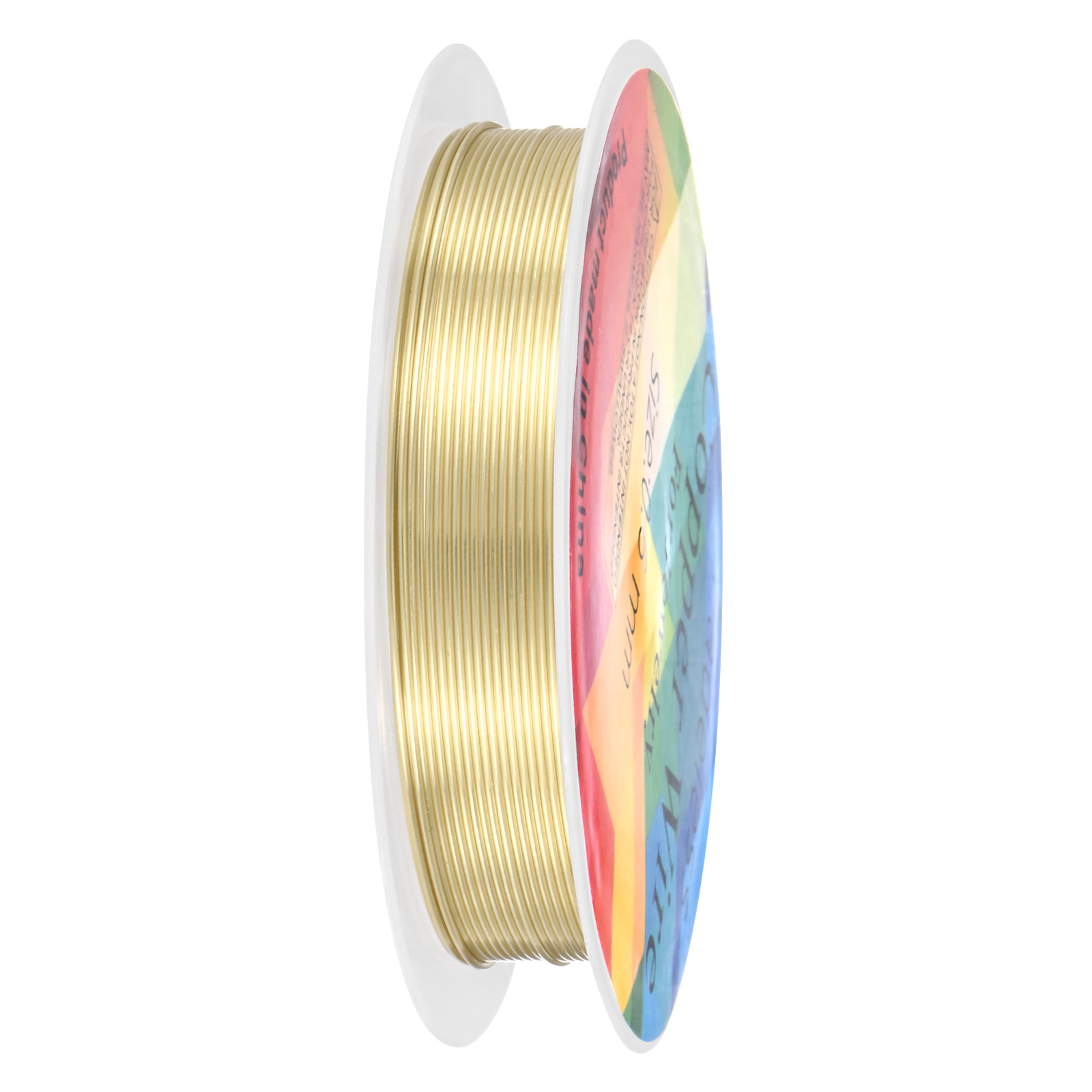 0.6 mm/22 Gauge Copper Wire for Jewelry Making, 13.1FT Copper Beading ...