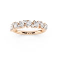 0.60 Cttw Pear and Round Moissanite Wedding Bands Ring for Women 14K ...