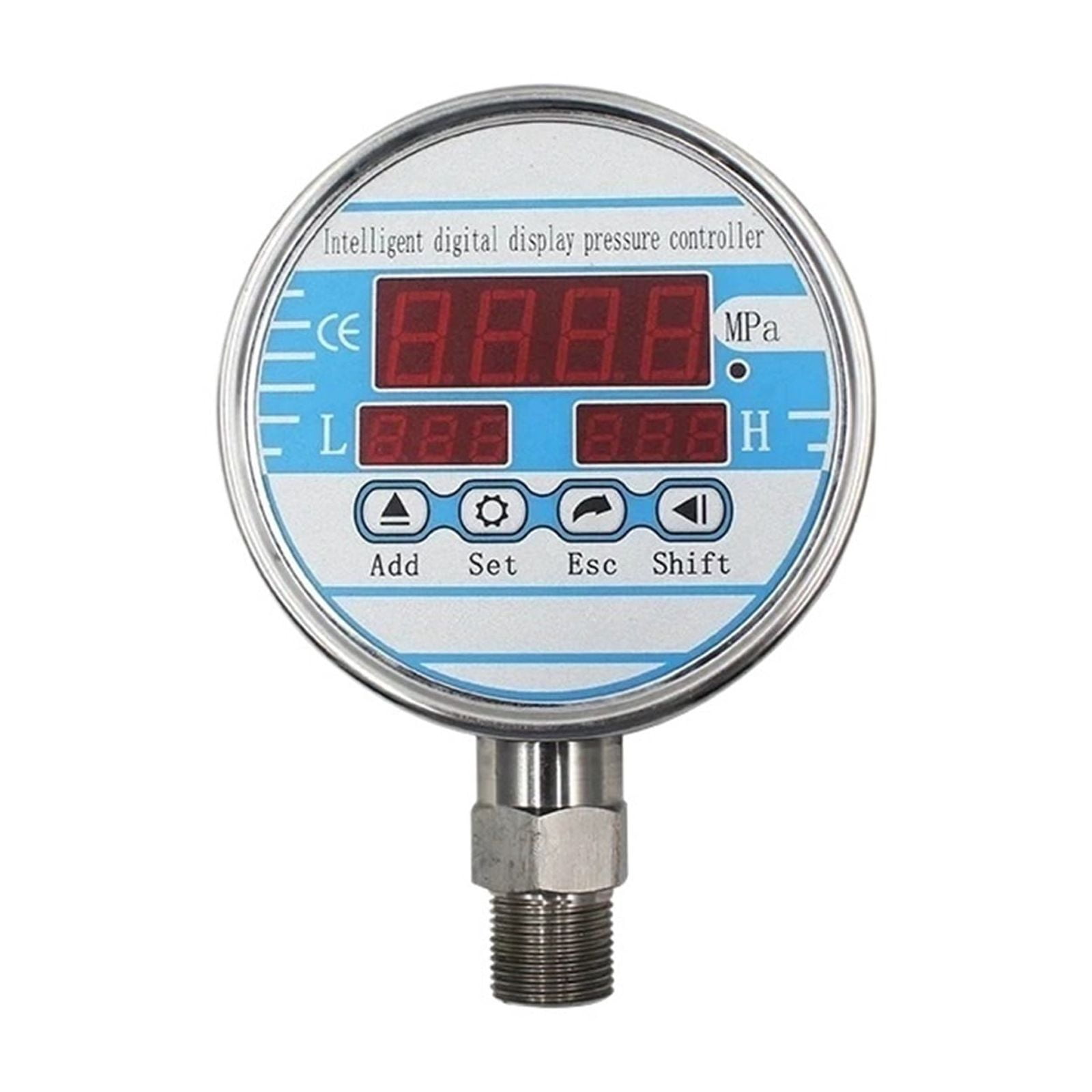 0-60Mpa Digital Pressure Gau, 100mm Dial Contact Hydraulic Pressure Gau ...