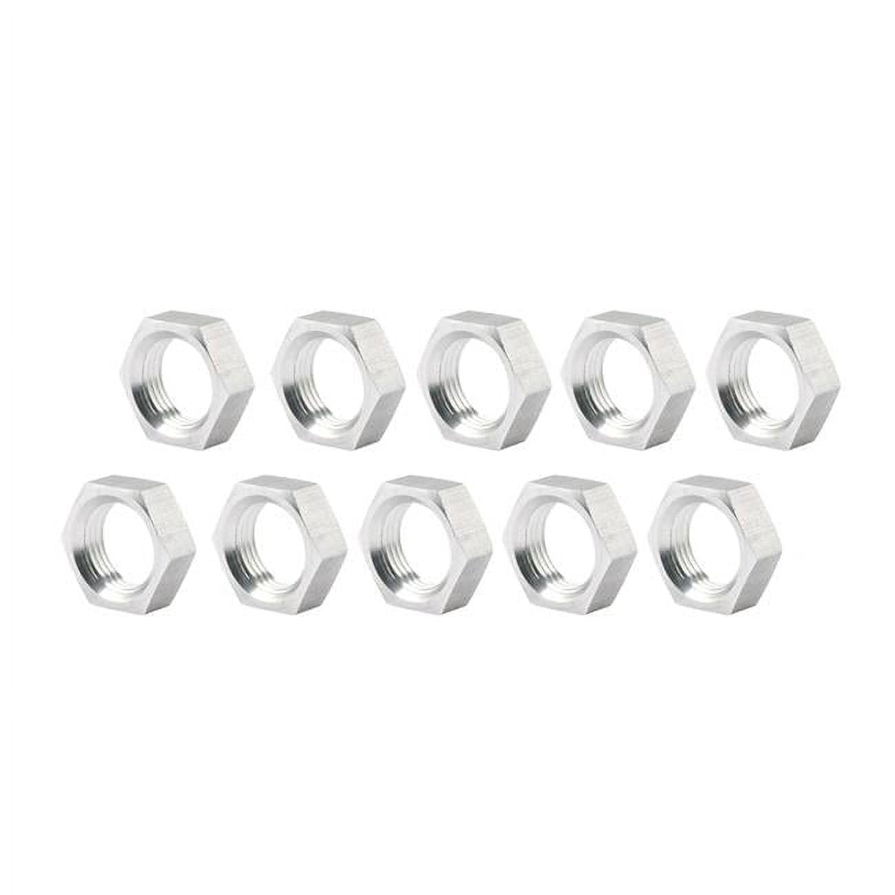 0.62-18 in. Left Hand Steel Jam Nuts - Pack of 10 - Walmart Business ...
