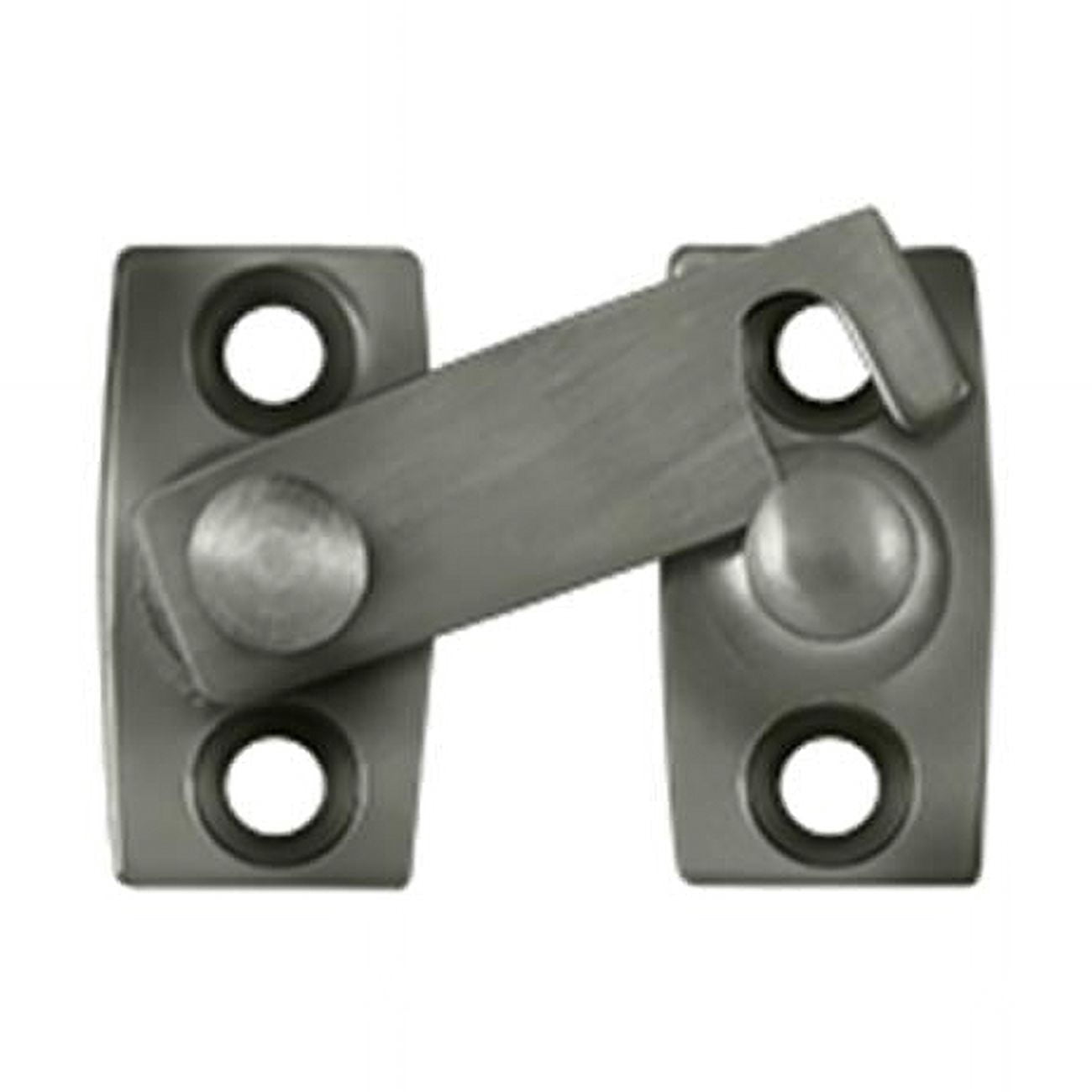 0.62 in. Shutter Bar - Door Latch, Antique Nickel - Solid Brass ...