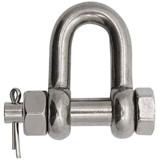 0.62 in. Stainless Steel Bolt Type Chain Shackle - Walmart.com