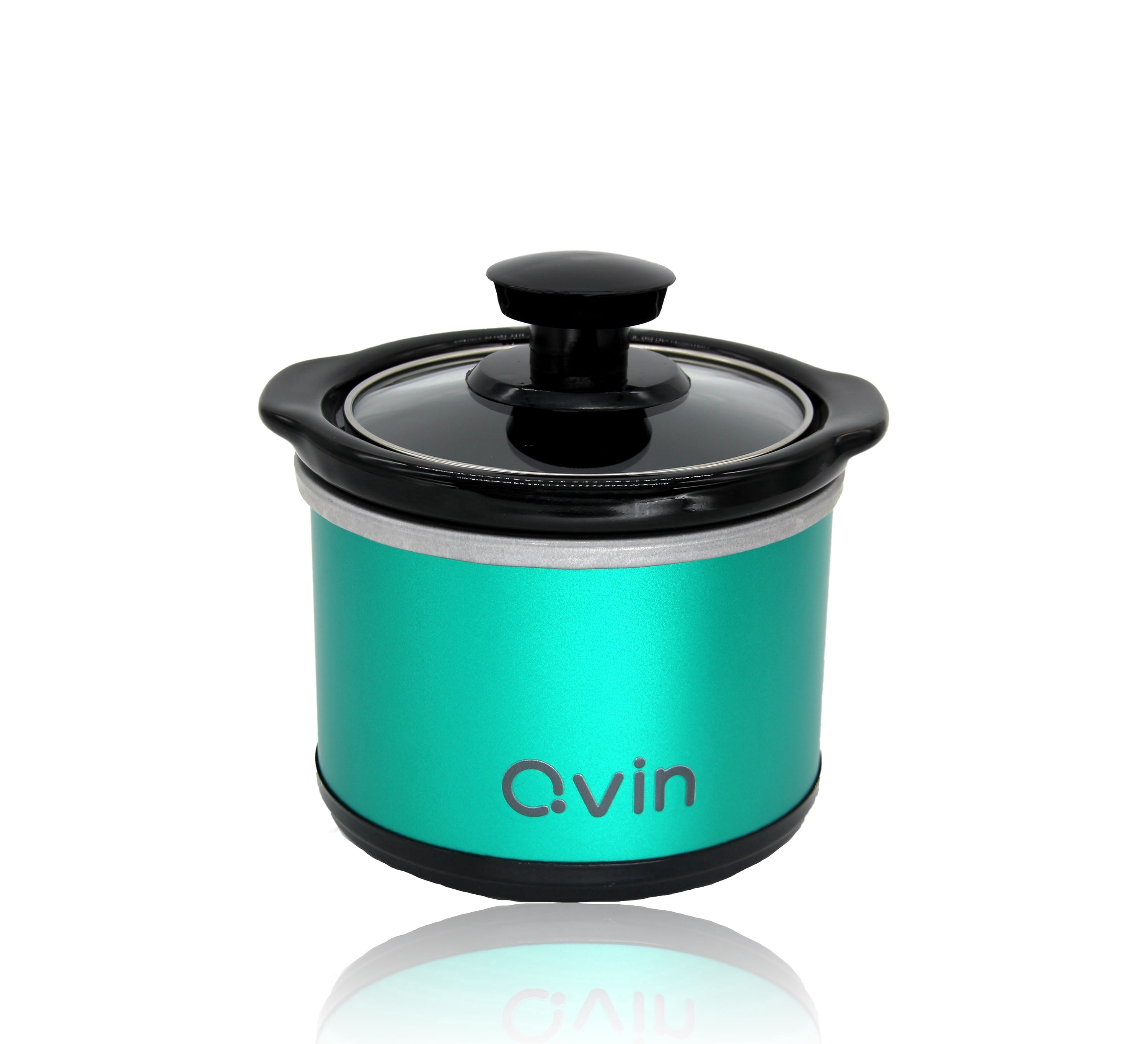 0.65-qt mini Round Slow Cooker, Fondue Melting Pot Warmer with ...