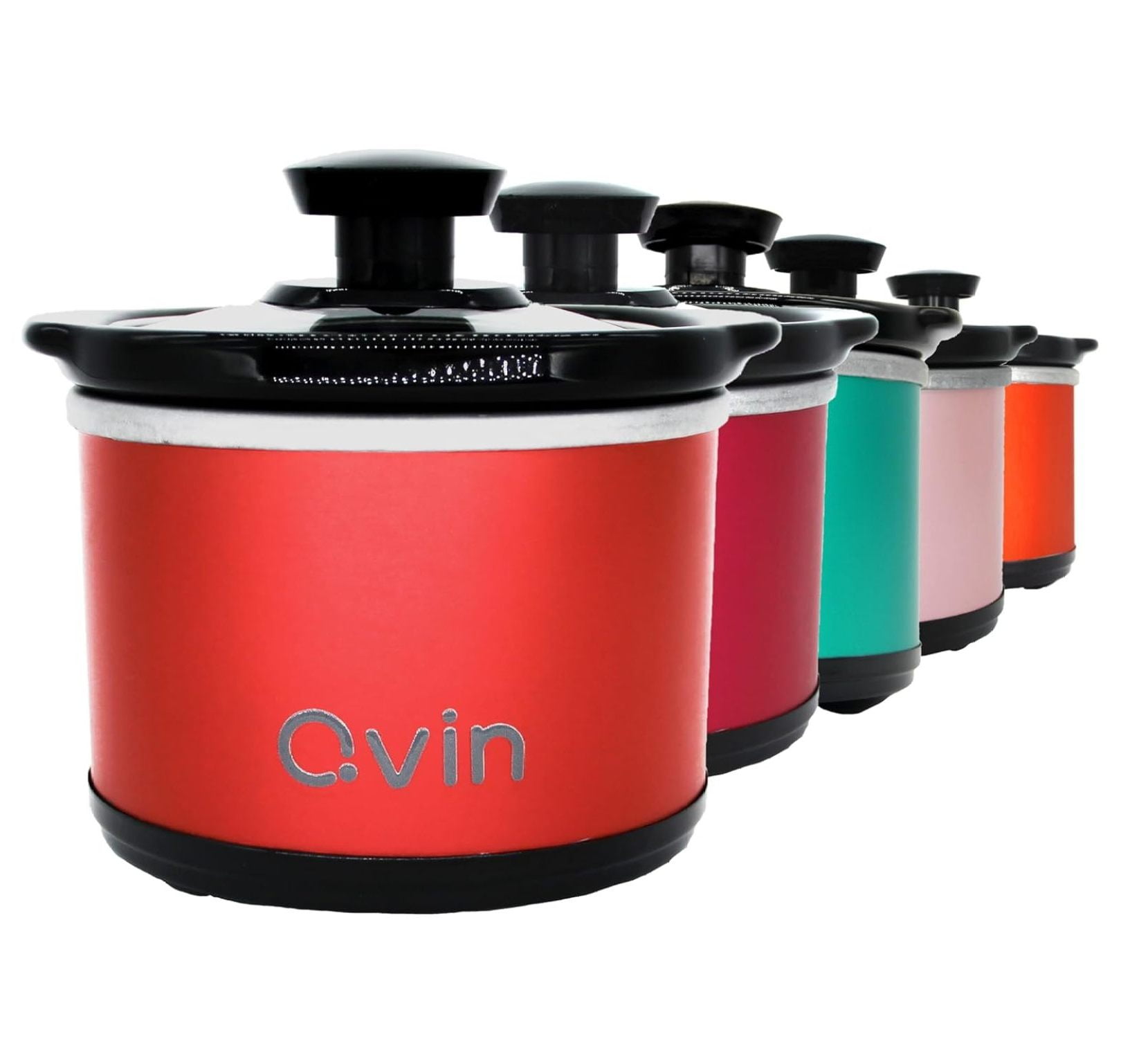 0.65-qt mini Round Slow Cooker, Fondue Melting Pot Warmer with ...