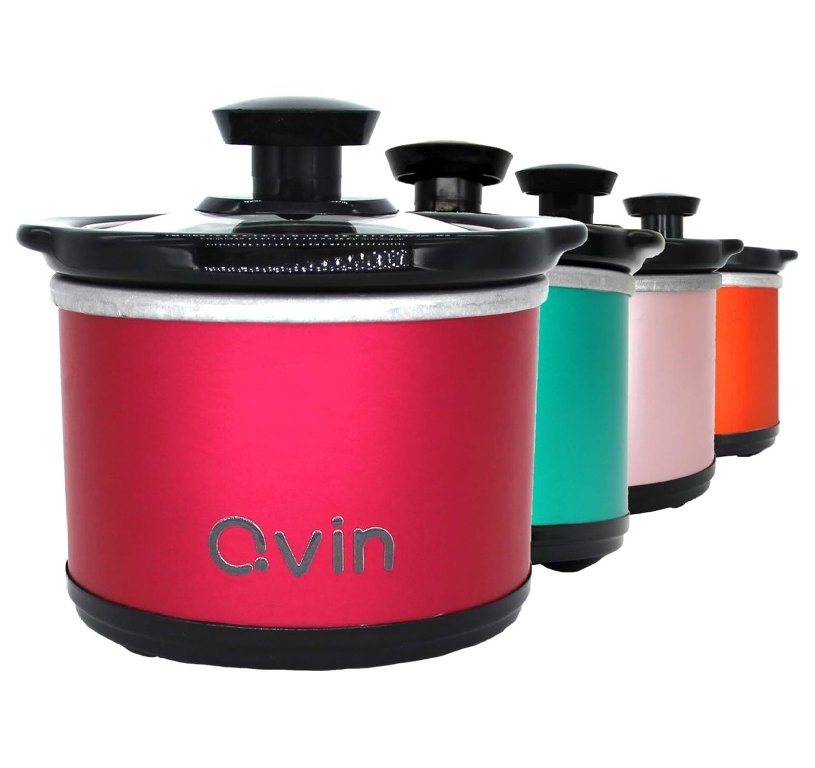 0.65-qt mini Round Slow Cooker, Fondue Melting Pot Warmer with ...