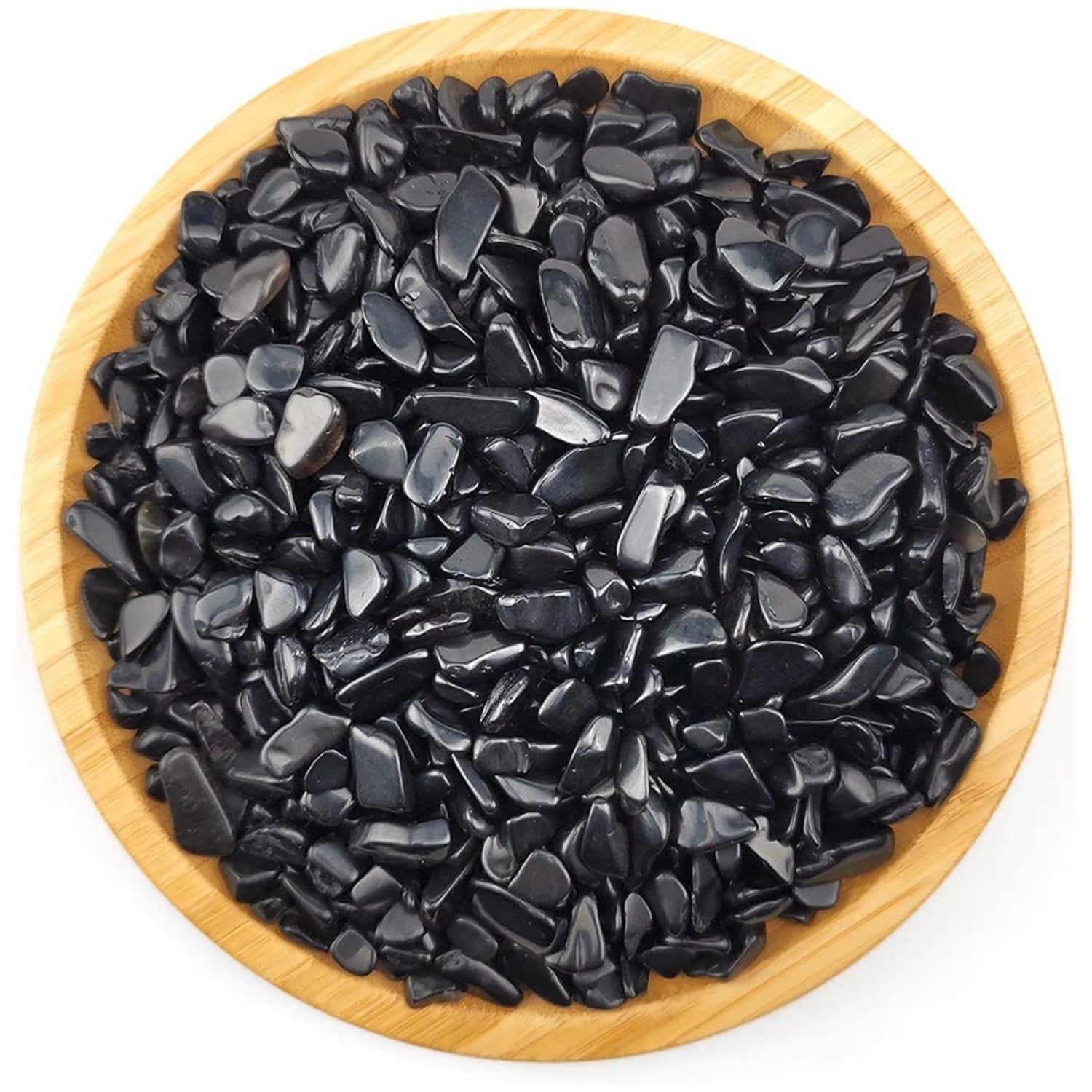 0.66 lbs Obsidian Crystal Chips,Tumbled Chip Stones,Irregular Shaped ...