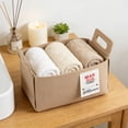 0.68GAL Foldable Felt Storage Basket | Collapsible Laundry Hamper ...