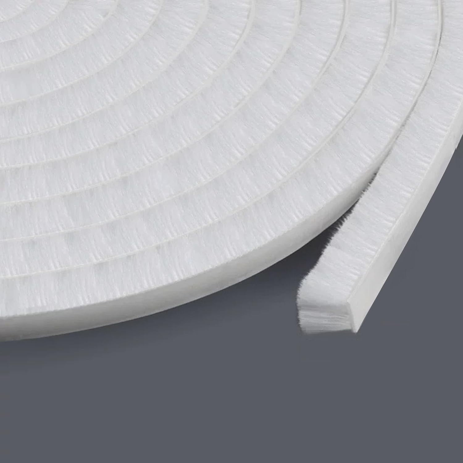 0.6Inch Brush Weather Stripping,33Feet, Window Insulation Seal,Card ...