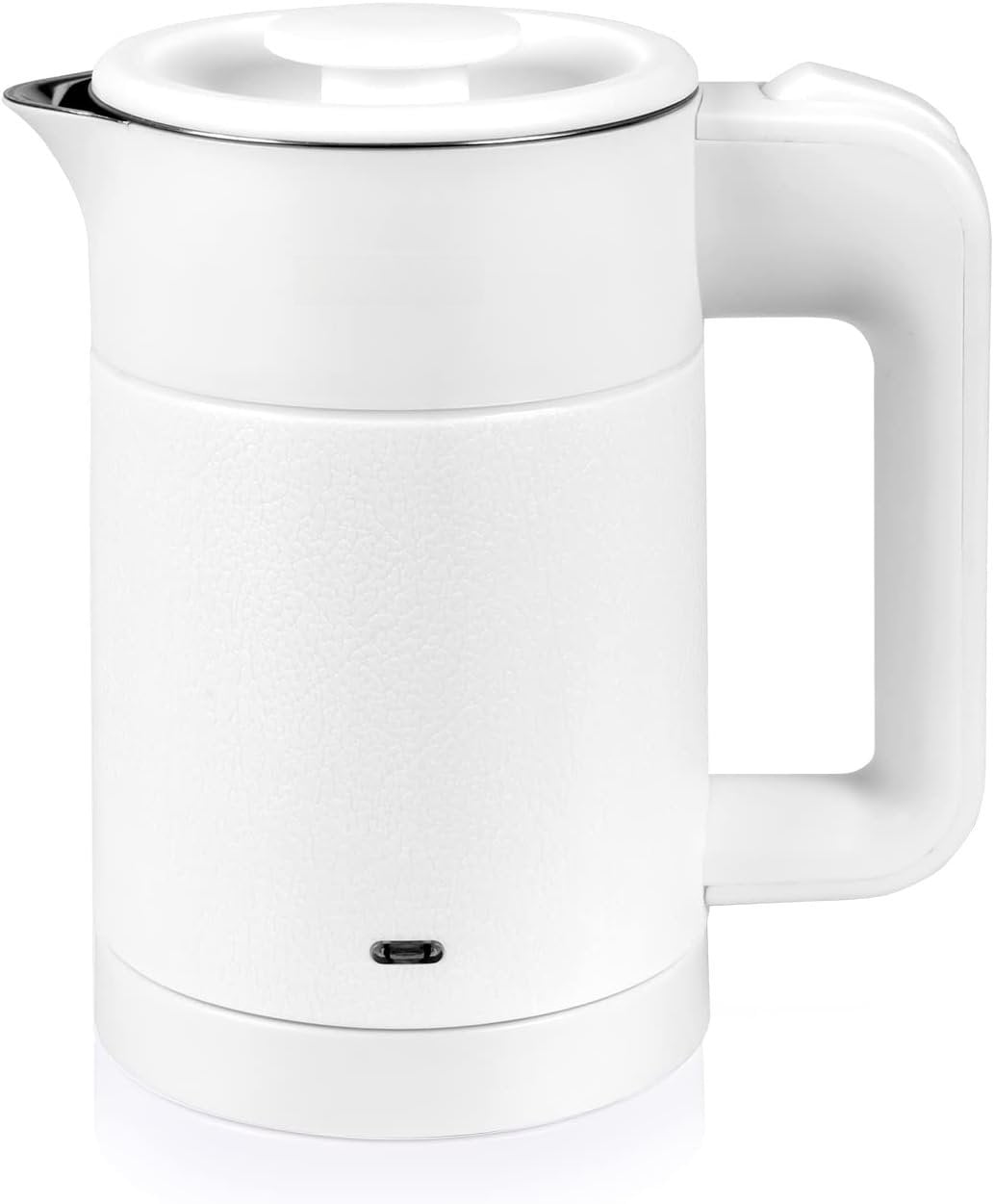 0.6L Small Electric Tea Kettle Lightweight, 20 Ounce Double Wall Hot ...