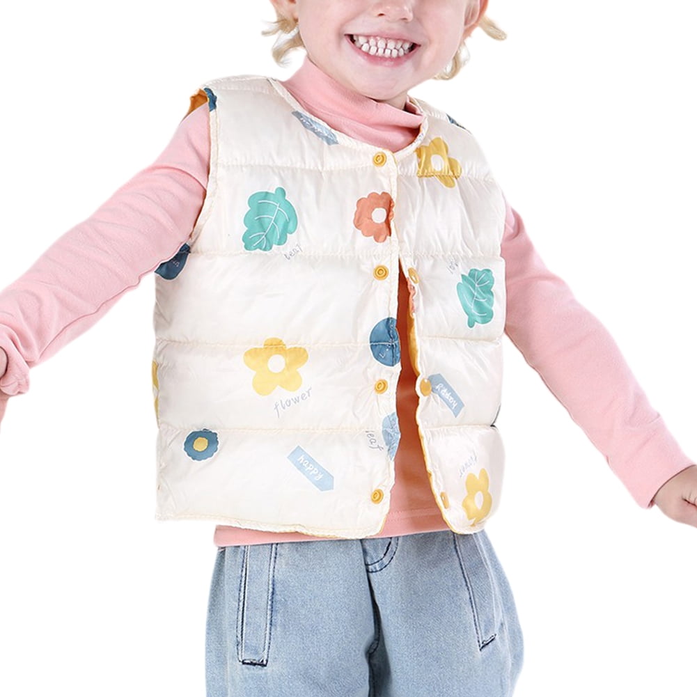 0-6T Baby Boy Girl Toddler Little Kid Vest Light Puffer Jacket Vest ...