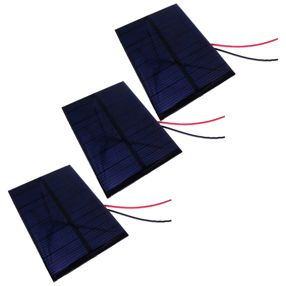 0.6W Solar Panel with Wire for Outdoor DIY for Mold Car Solar Panel ...