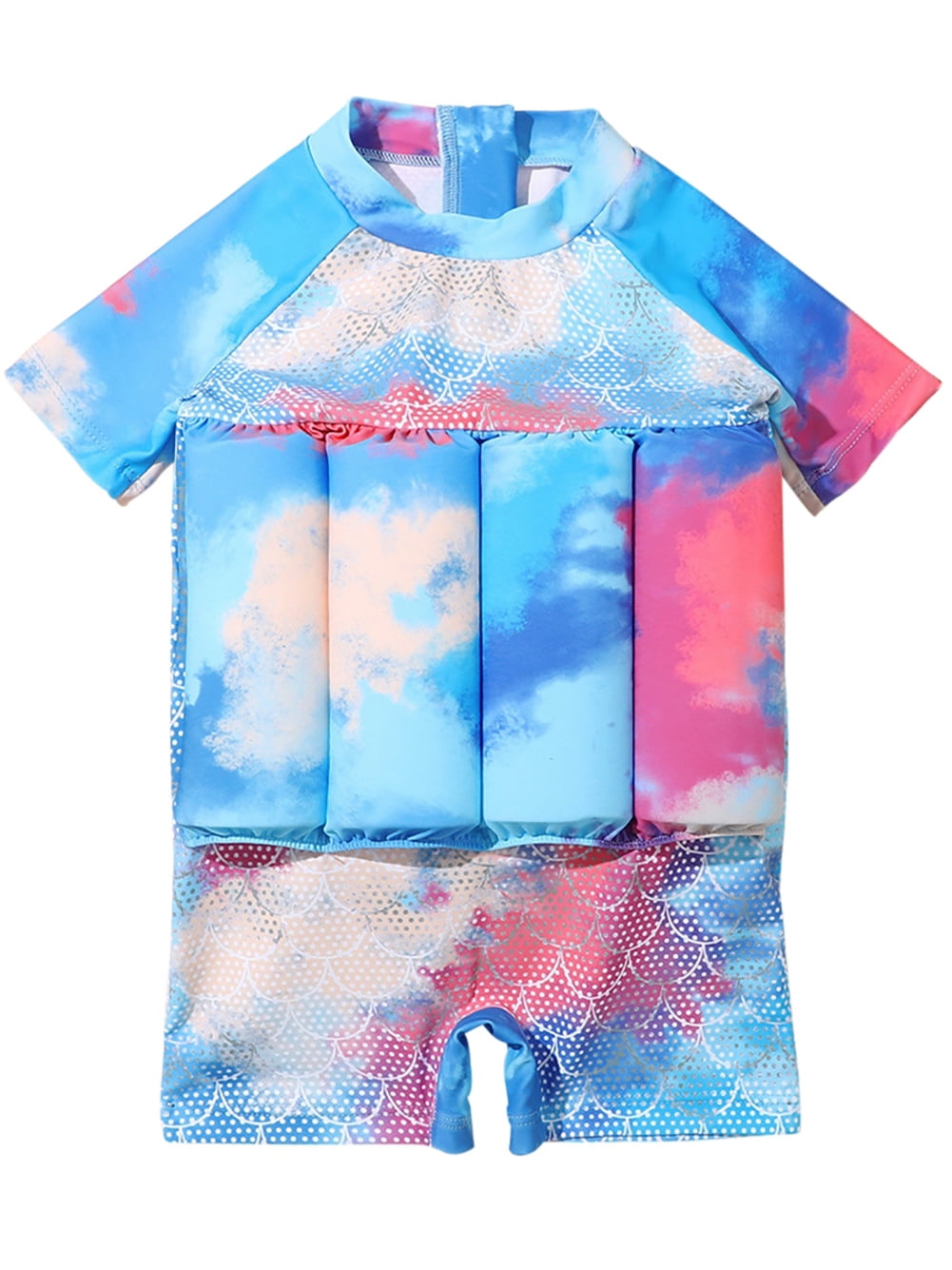 0-6Y Baby Toddler Girls Float Suit One Piece Rashguard Cartoon Short ...