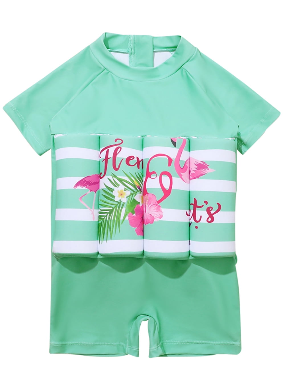 0-6Y Baby Toddler Girls Float Suit One Piece Rashguard Cartoon Short ...