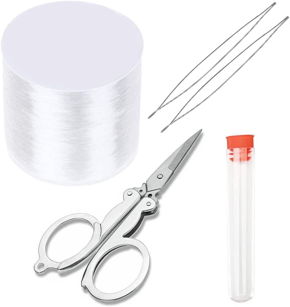 Sky Pro 0.6mm Clear Elastic Bracelet String Cord, Stretch Bead Thread ...