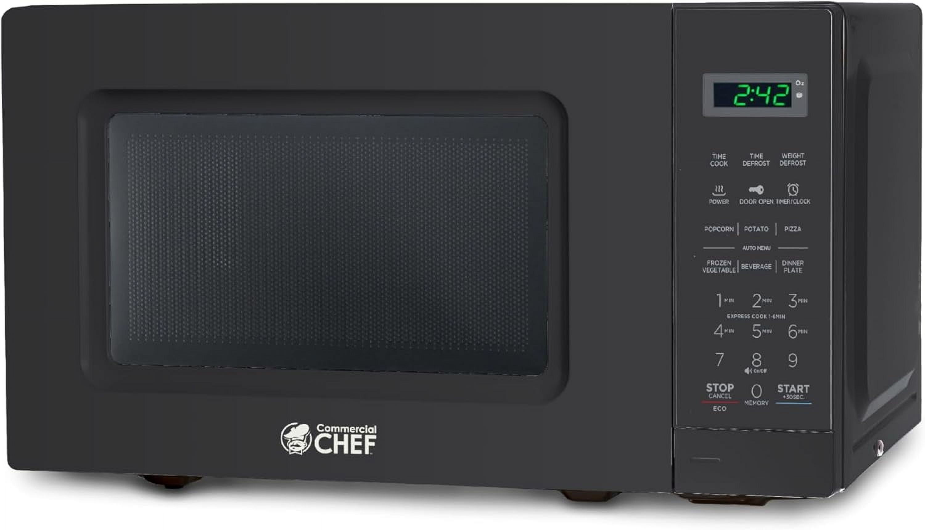 0.7 Cu Ft Microwave with 10 Power Levels, 700W Microwave with Digital ...