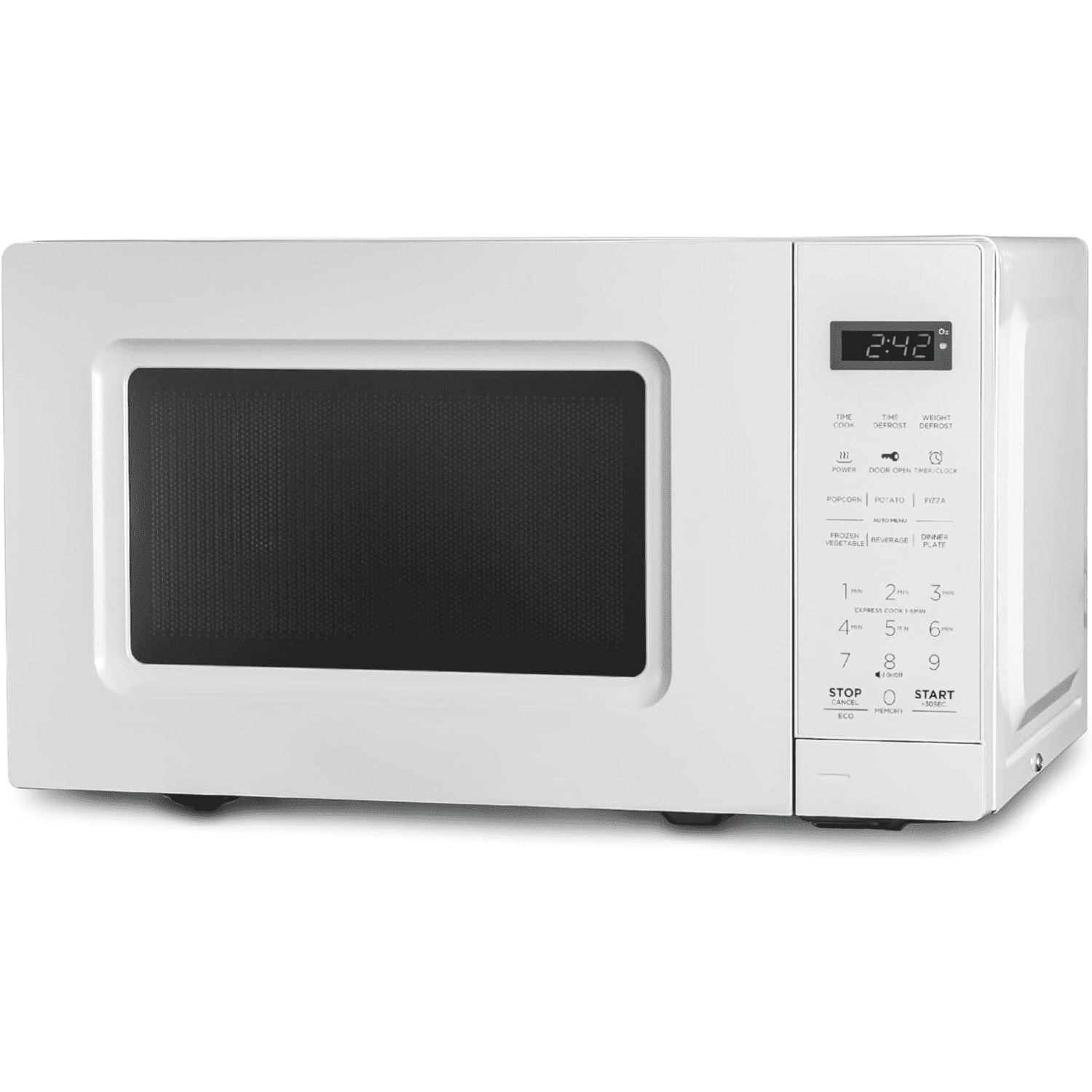 0.7 Cu Ft Microwave with 10 Power Levels, 700W Microwave with Digital ...