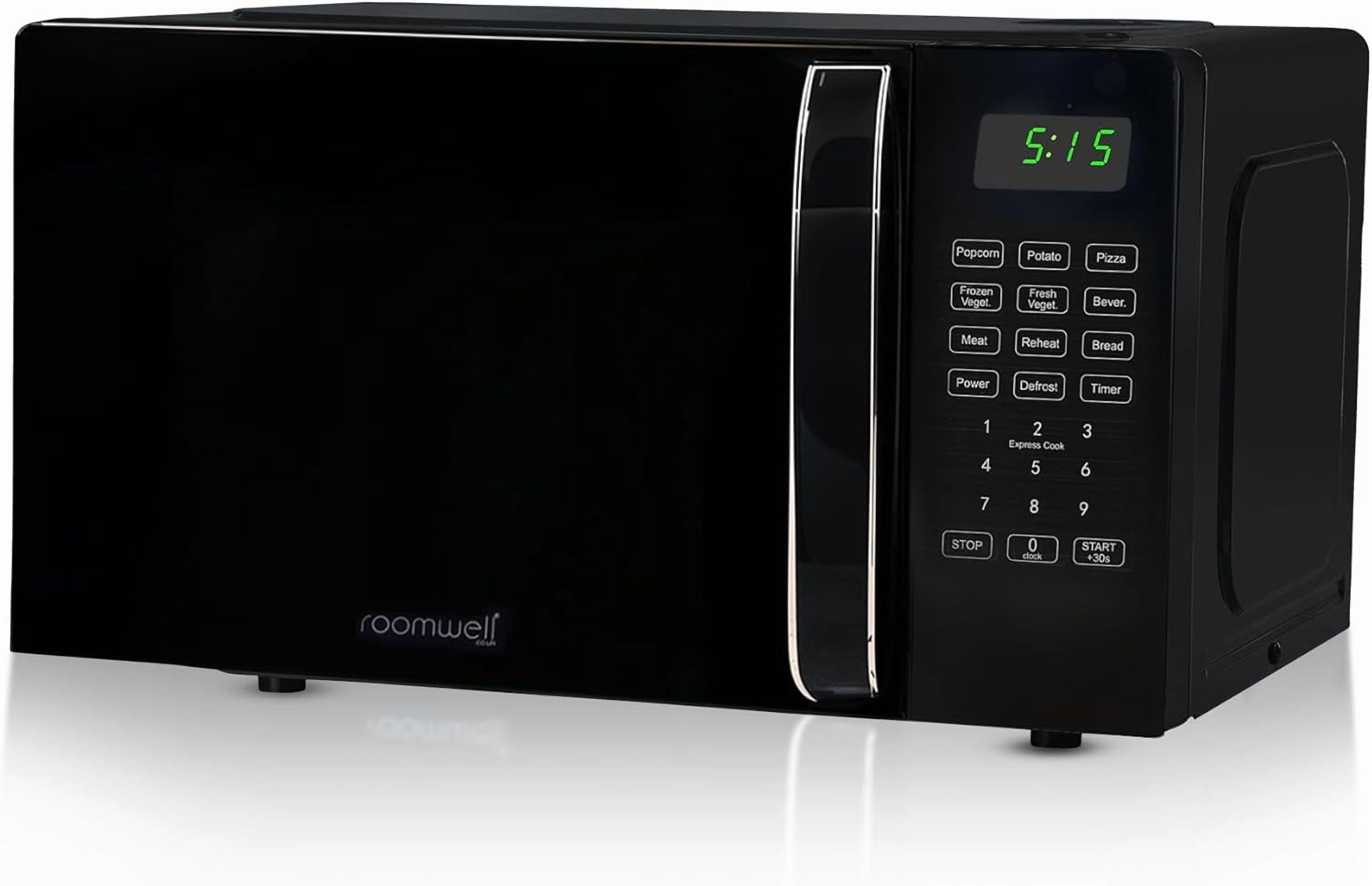 0.7 Cu Ft Microwave Countertop Small with Digital Display, 700 watt ...