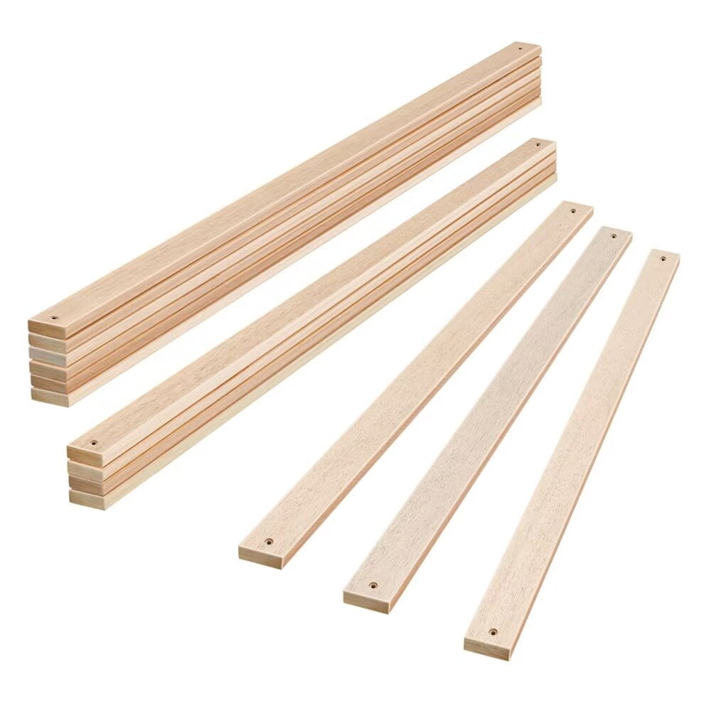 0.7-Inch Bed Slats for Full, Replacement Support Wooden Slats, Easy ...