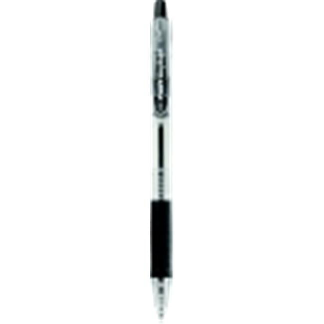0.7 mm. Fine Tip Easy Touch Retractable Ballpoint Pen - Black, Pack 12 ...