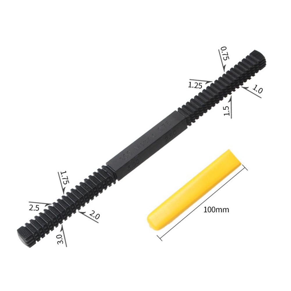 0.75-3mm Pitch Thread Repair File Metric Thread Restoration Repair File ...
