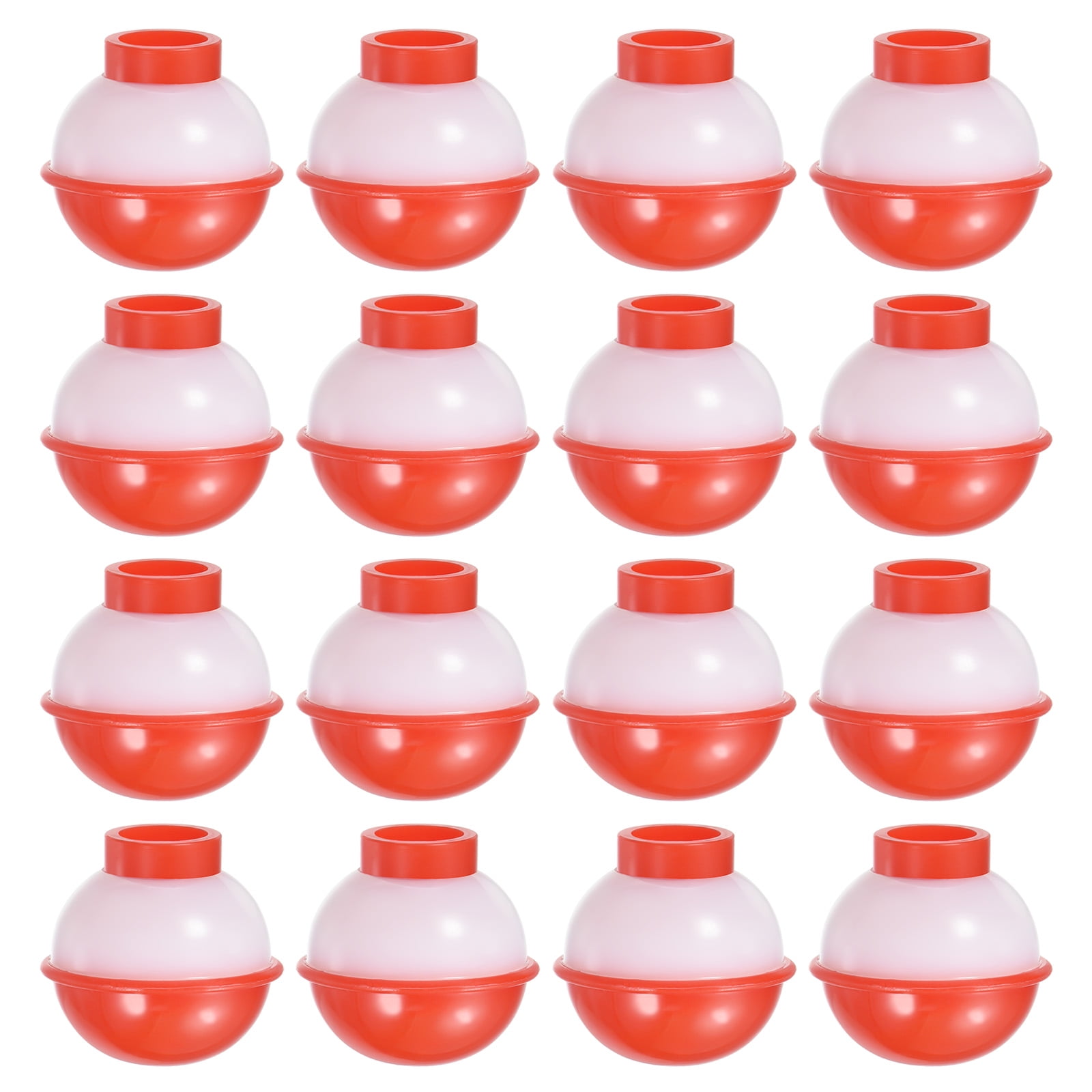 0.75 Inch Fishing Bobbers, 24 Pack Plastic Push Button Round Fishing ...