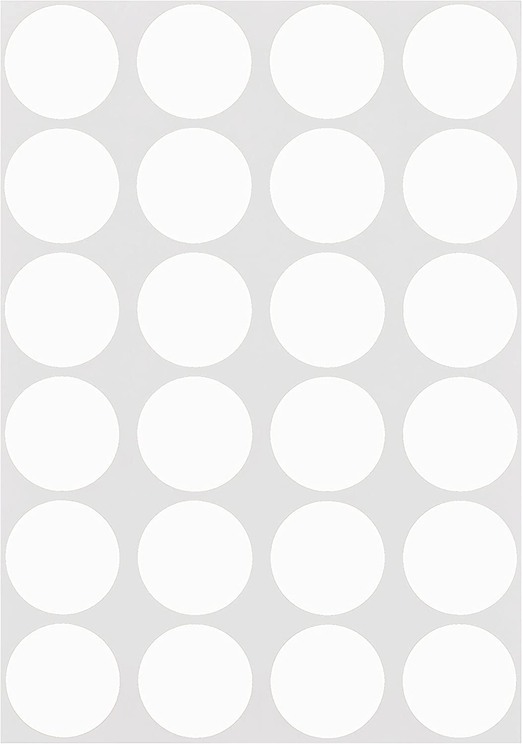 0.75 Inch Round Label Permanent Color Code Dot Stickers, 1008 Pack, 24 ...
