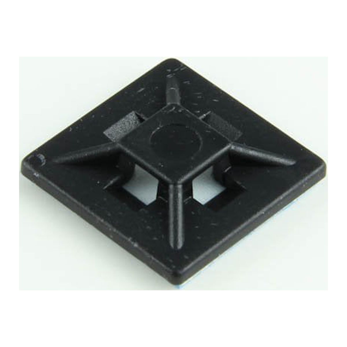0.75" UV Black Super-Stick Cable Tie Mounts - (pack of 25) - Walmart.com