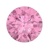0.75 ct 6.0mm Round Cut VVS1 Simulated Pink October Birthstone ...