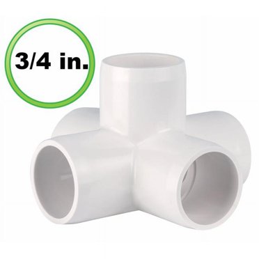 5 way X -2" - Furniture Grade PVC Fitting - Walmart.com