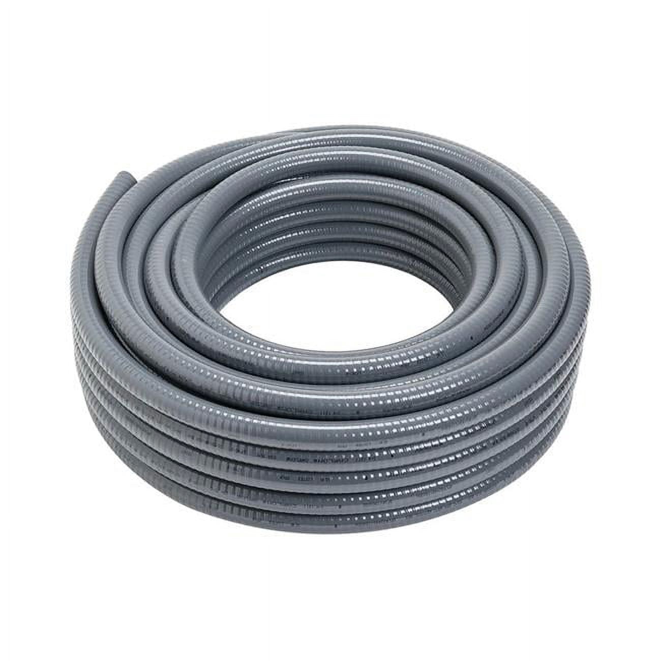 0.75 in. Dia. x 25 ft. PVC Conduit Flexible Electrical Conduit for LFNC ...