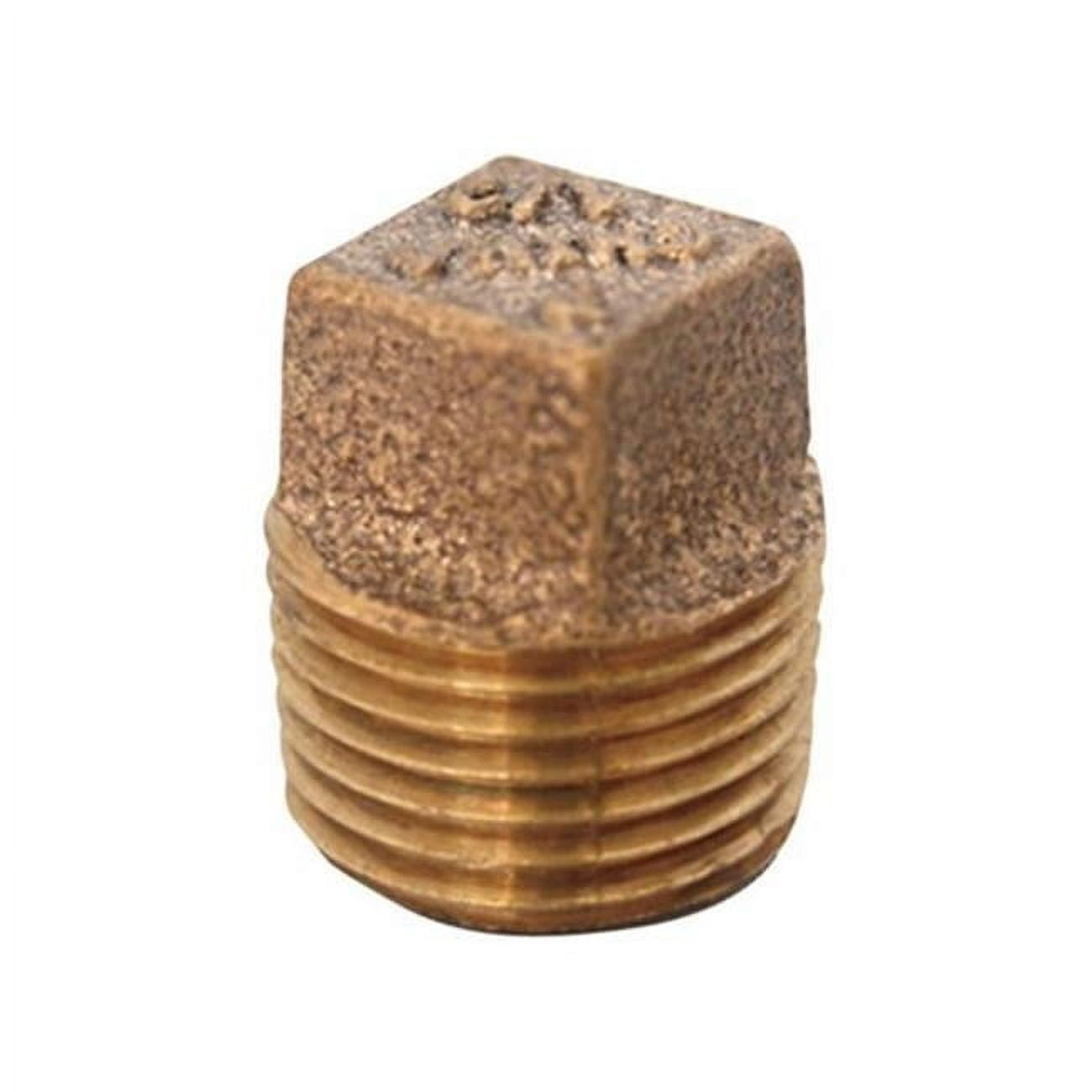 0.75 in. MPT Red Brass Plug Compression - Walmart.com