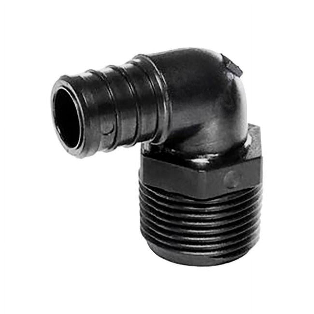 0.75 in. PEX Barb x 0.75 in. Dia. PEX Barb Male Elbow, Pack of 5 ...