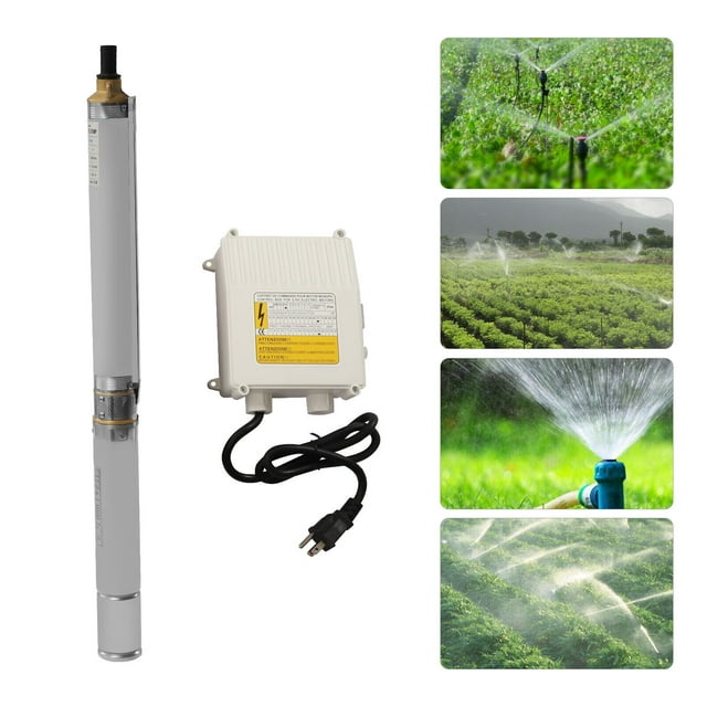 0.75HP 295FT 16GPM 110V Deep Stainless Steel Water Pump Submersible ...