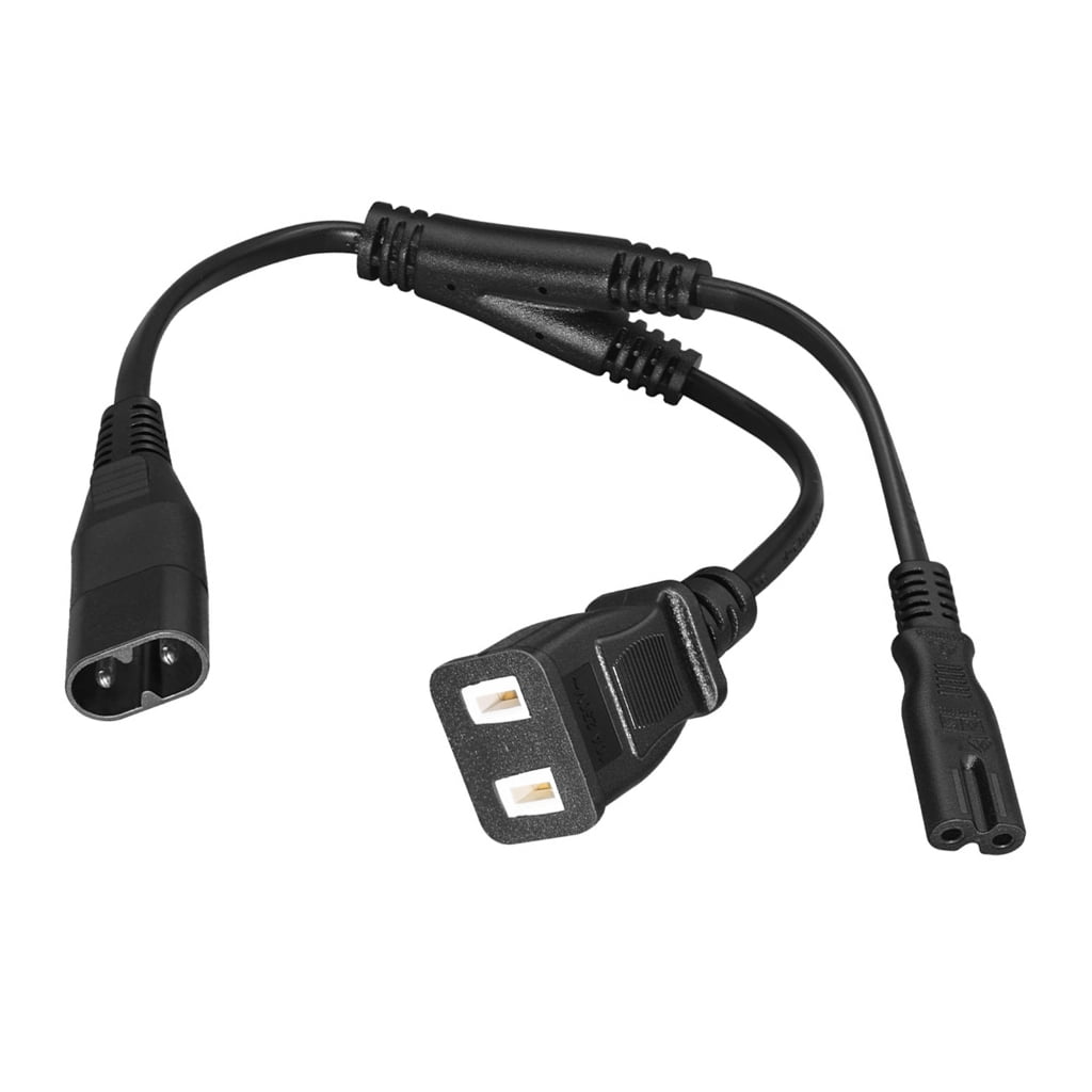 0.75Mm² Copper C8 Male To 7 Female 2Pin Outlet Y Splitter Power Cord ...