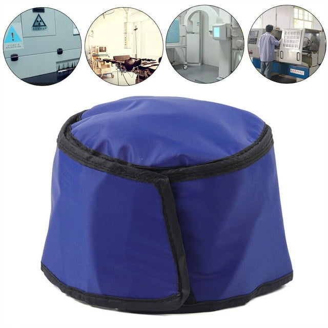 0.75Mmpb X-ray Protection Lead Cap Hood, Blue Lead Rubber Safety Leaded ...
