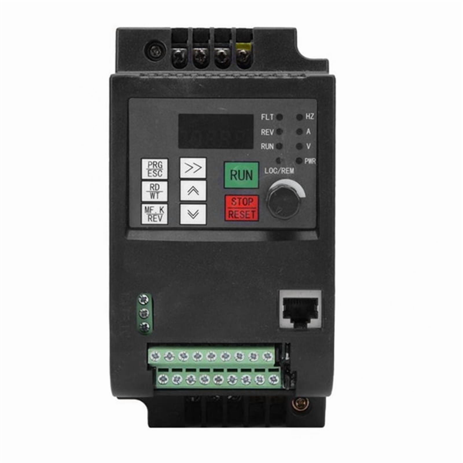 0.75kw VFD Frequency Converter Single Phase 110V Input to 3 Phase 220V Output Motor Variable ...