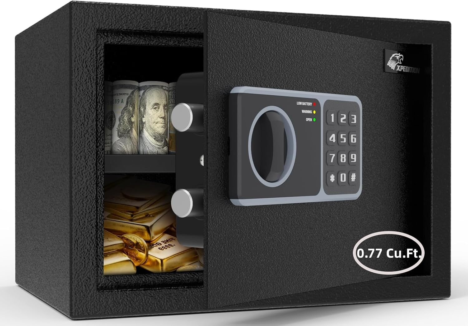 [ 0.77 Cu.ft. ] Home Safe Box, Cabinet Safes for Home, Document Safe ...