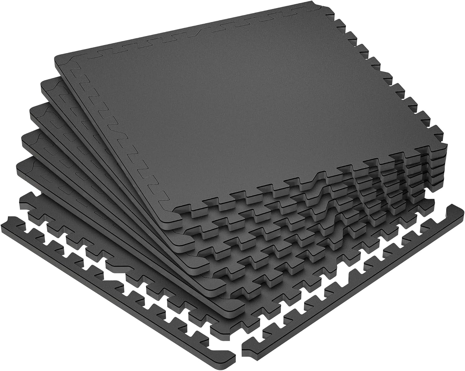 0.79 Inch Gym Flooring for Home Gym, Exercise Equipment Mats with ...