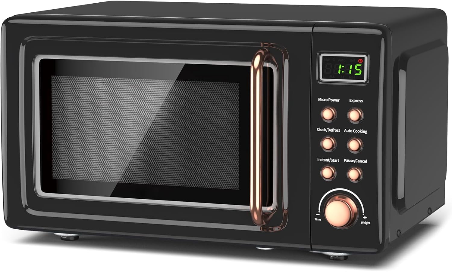 0.7Cu.ft Compact Microwave, 700-Watt Countertop Microwave Ovens w/5 ...
