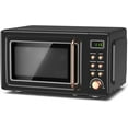 0.7Cu.ft Compact Microwave, 700-Watt Countertop Microwave Ovens w/5 ...