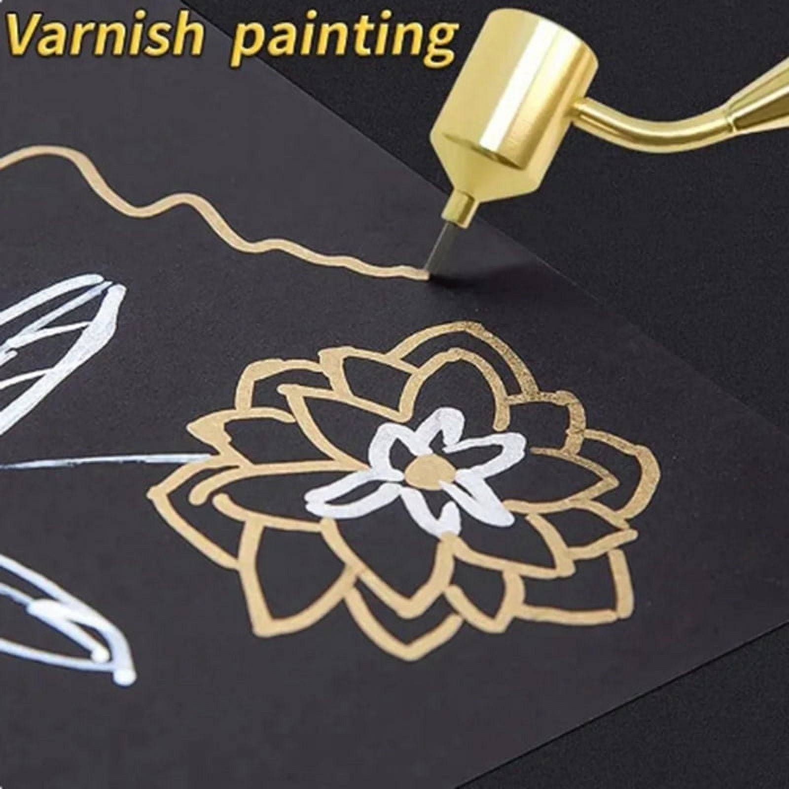 0.7mm Slanting Fine Line Painting Pen Fluid Writer Pen Aluminum ...