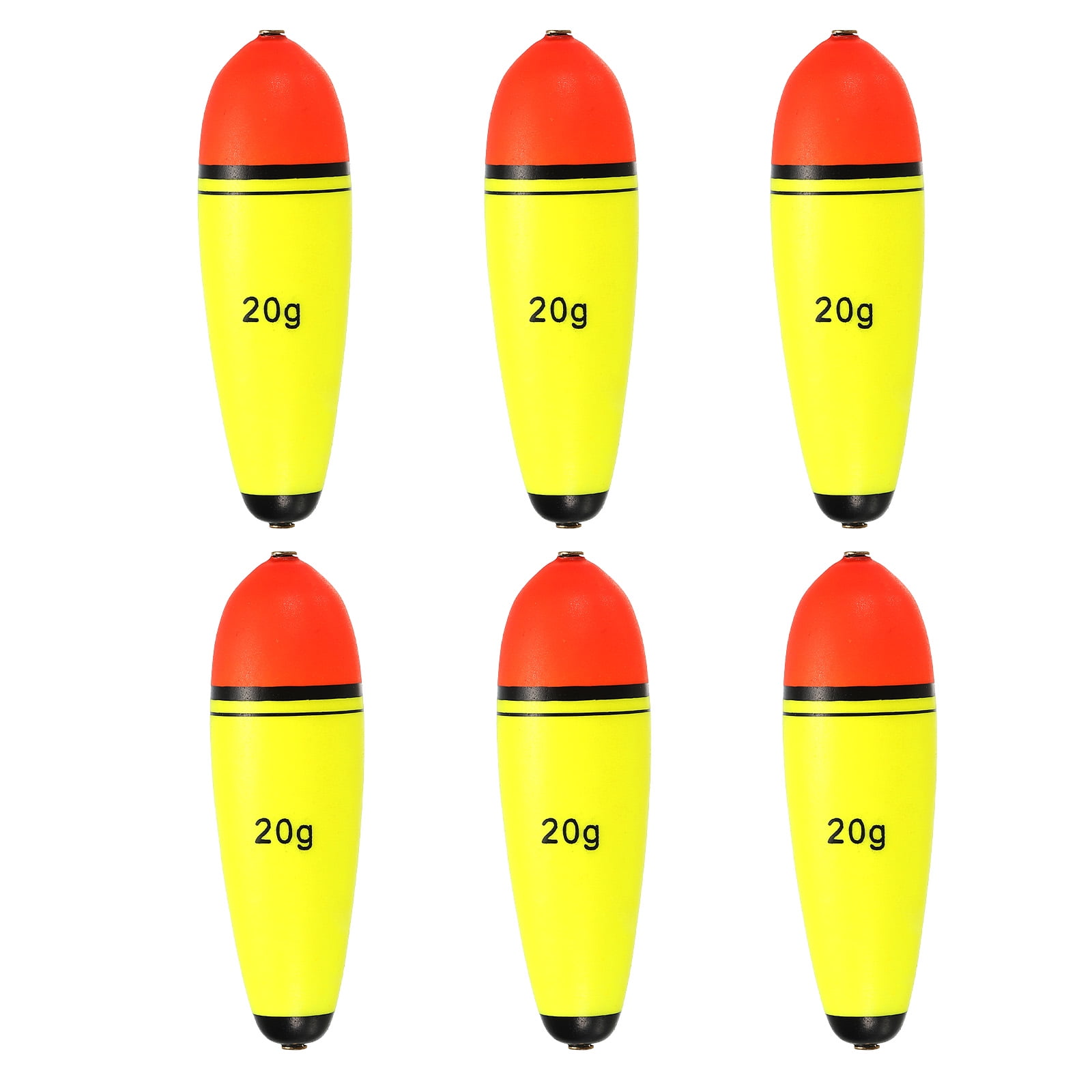 0.7oz Fishing Slip Bobbers EVA Fishing Float, Yellow, 6 Pack - Walmart.com