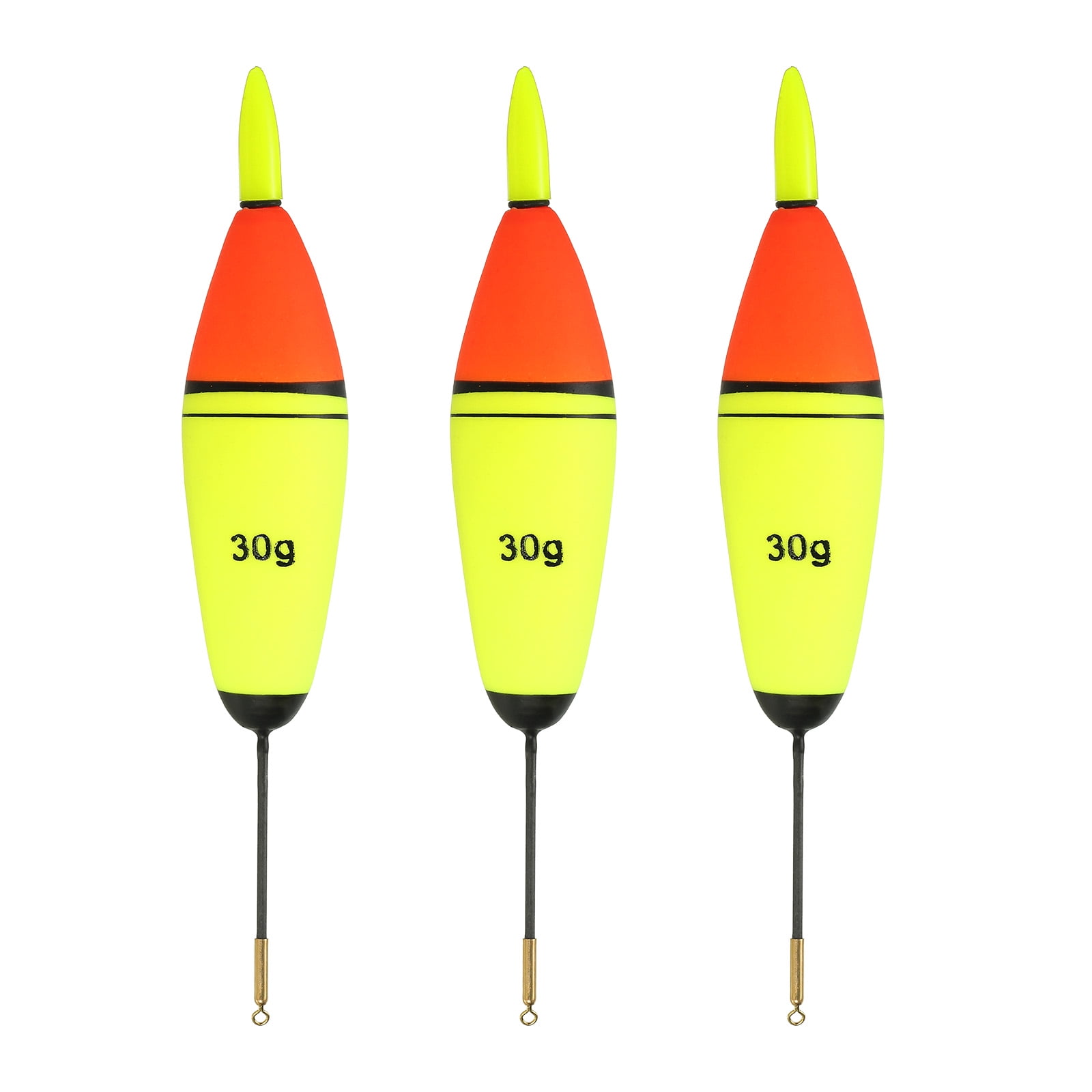 0.7oz Lighted Fishing Slip Bobbers EVA Light Up in Green Fishing Float ...